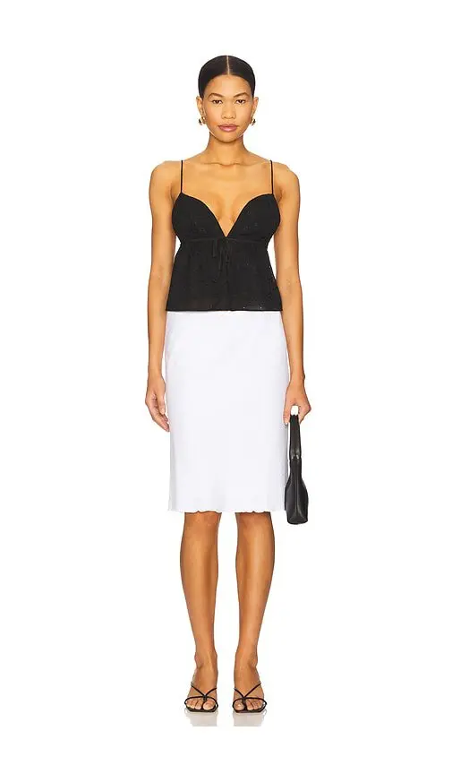 MORE TO COME Krystal Eyelet Top