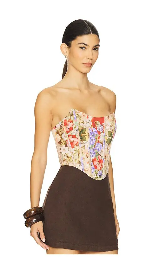 FALGUNI SHANE PEACOCK X Corset Top