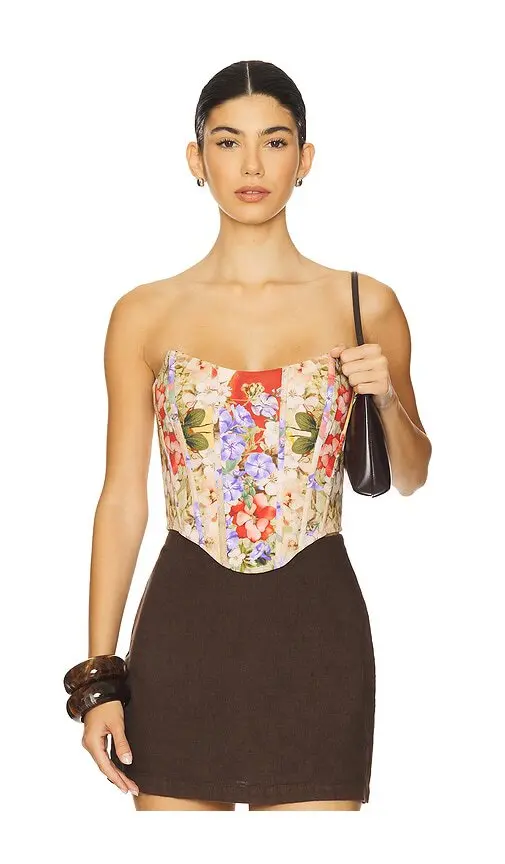 FALGUNI SHANE PEACOCK Corset Top