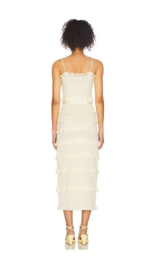 V. CHAPMAN Lily Dress - Lemon