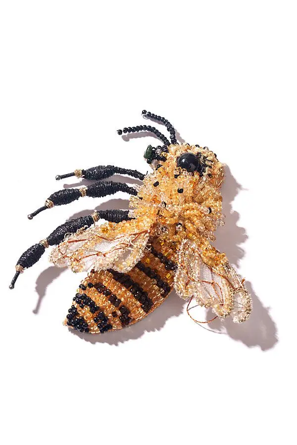 Deepa Gurnani Honeybee Brooch