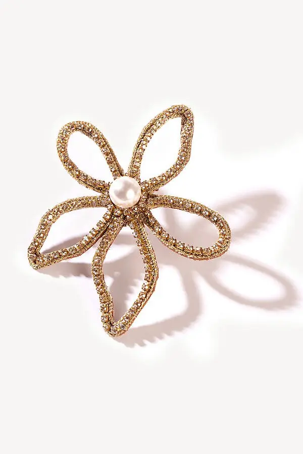 Deepa Gurnani Felicity Flower Stud Earrings