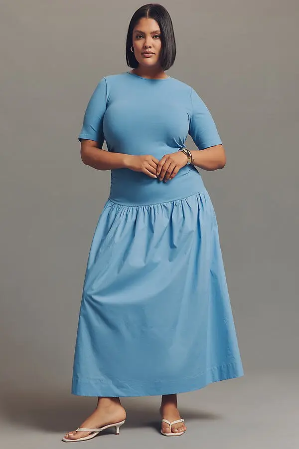 plus size drop waist dress with sleeves Abby Rose 3190 Plus Size Cocktail Dress Corset Long Sleeve Homecoming Dress Formal Flared 24 / Sage main image 1