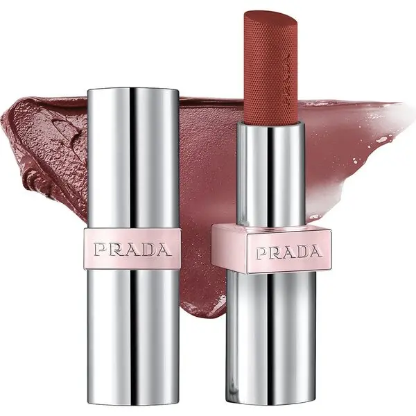 Prada Refillable Light Glowing Lip Oil Stick - U024 Cacao - Cool Brown