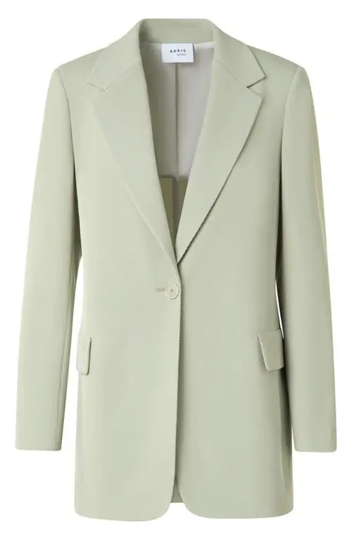 Akris Wool Tricot One-button Blazer