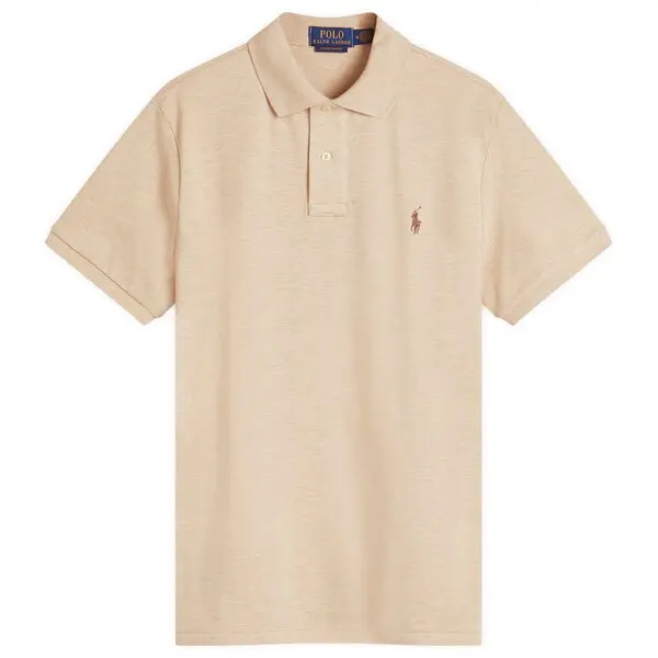 Polo Ralph Lauren Custom Fit Polo - Expedition Dune Heather