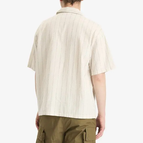 NEIGHBORHOOD Dobby Stripe Hawaiian Shirt