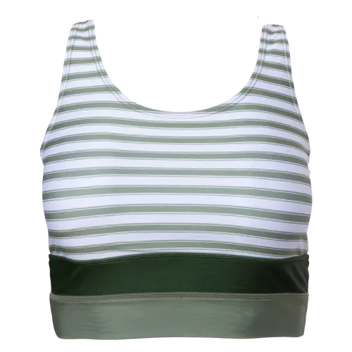 NANI Cut Back Crop Swim Top - Mariner