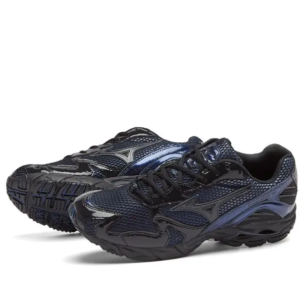 Mizuno X Wave Rider 10 Sneakers - Black Beauty/estate Blue