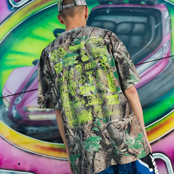 Aries X Moto Dodgem T-shirt - Camo
