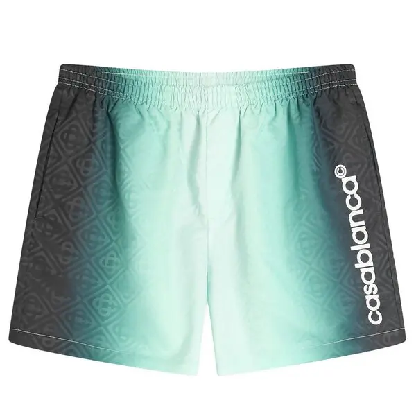 Casablanca Jacquard Printed Swim Shorts - Green