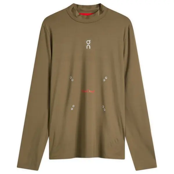 On X Pleasures X The Loop Lg Sleeved T-shirt - Olive