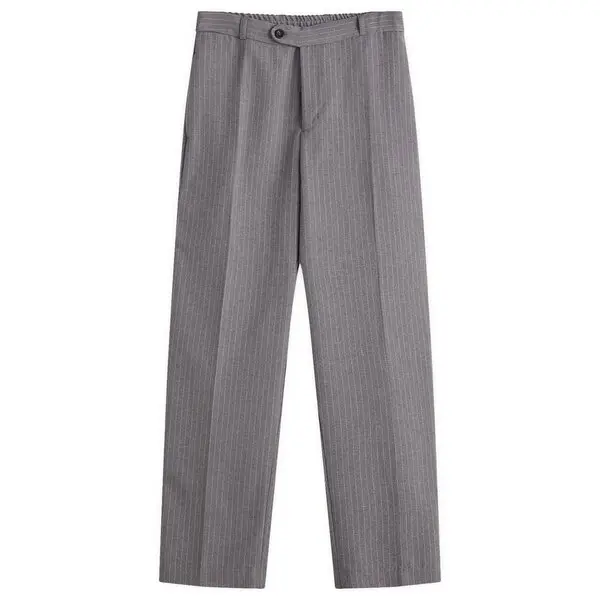 ABOUT:BLANK Pinstriped Wide-leg Trousers