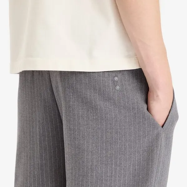 ABOUT:BLANK Pinstriped Wide-leg Trousers
