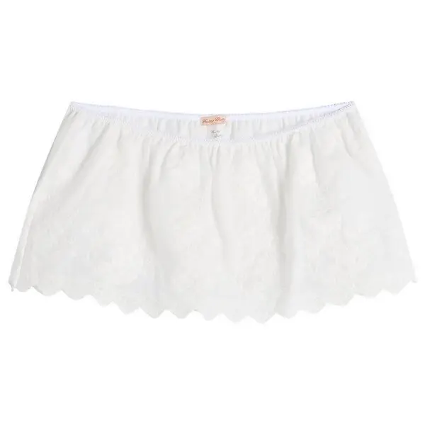 FRUITY BOOTY Broderie Bloomer - White