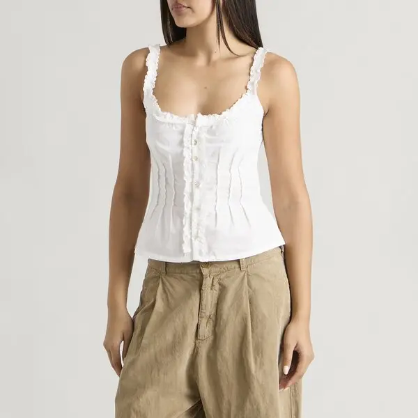 FRUITY BOOTY Broderie Cami Top