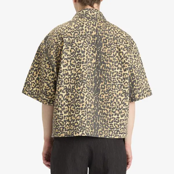 Rhude Leopard Short Sleeve Shirt