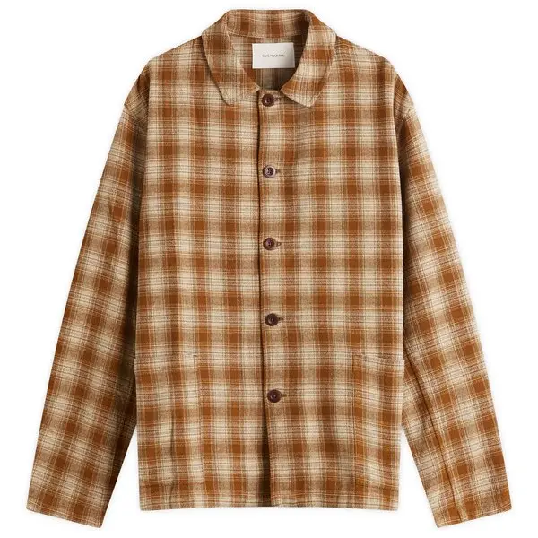 CAFÉ MOUNTAIN Easy Check Shirt Jacket