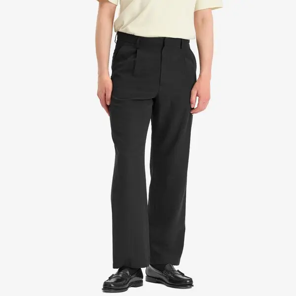 Auralee Light Cotton Wool Viyella Slacks