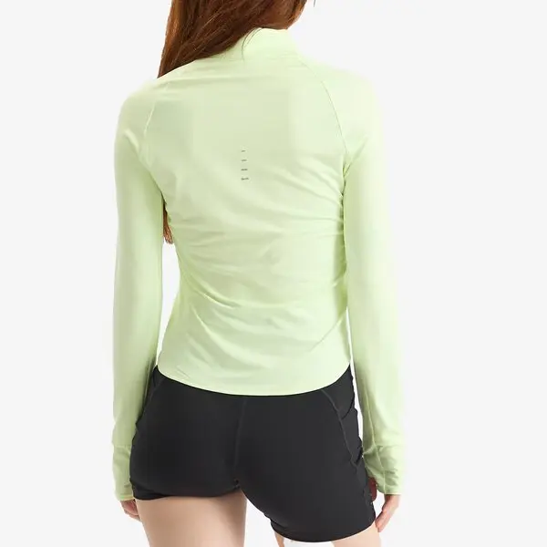 Nike Swift Dri-fit Uv Half-zip T-shirt - Volt