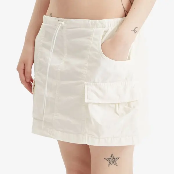 Good American Twill Parachute Mini Skirt