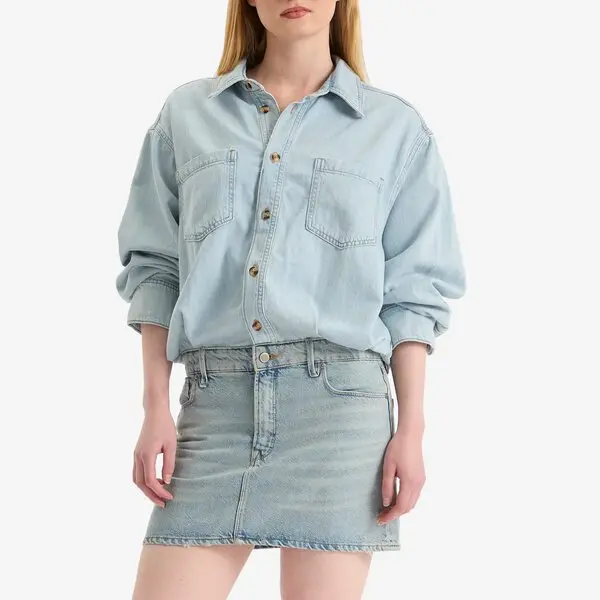 Good American Denim Shirt Dress