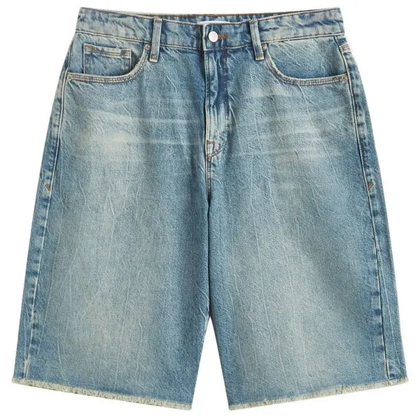 Good American Good Standard Ease Bermuda Shorts - Indigo