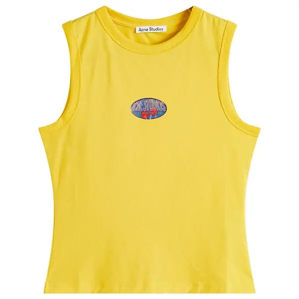 Acne Studios Sleeveless T-shirt With Seasonal Artwork