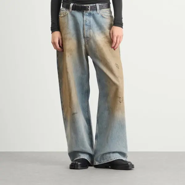 Acne Studios Loose Fit Jeans - Mid Blue