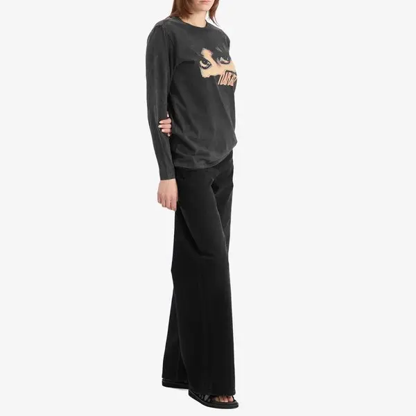 Isabel Marant Étoile Lemony Baggy Jeans - Black