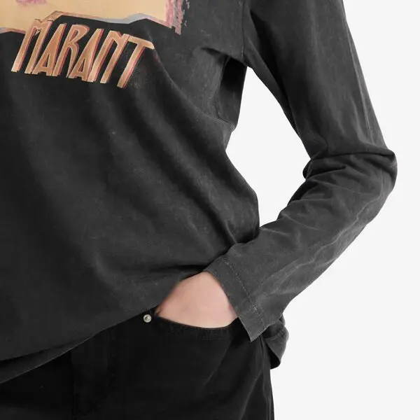 Isabel Marant Étoile Lemony Baggy Jeans - Black
