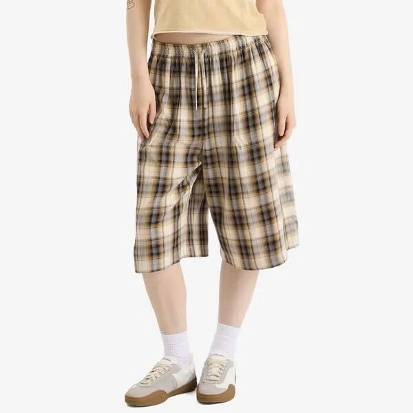 Acne Studios Checked Flannel Shorts