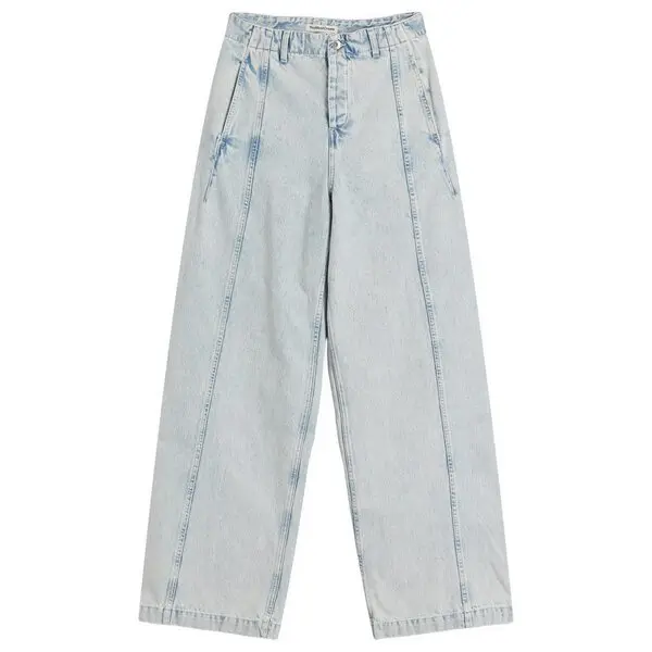 You Must Create Displaced Seam Wide Leg Jeans