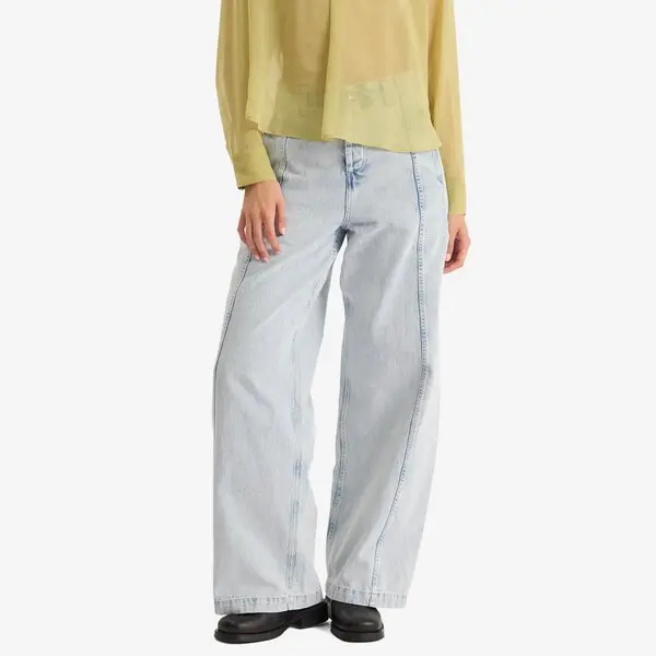 You Must Create Displaced Seam Wide Leg Jeans