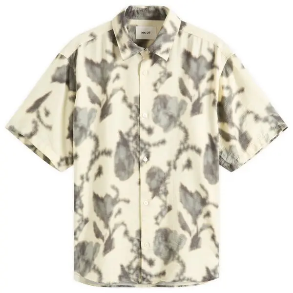 Nn07 Freddy Print Short Sleeve Shirt