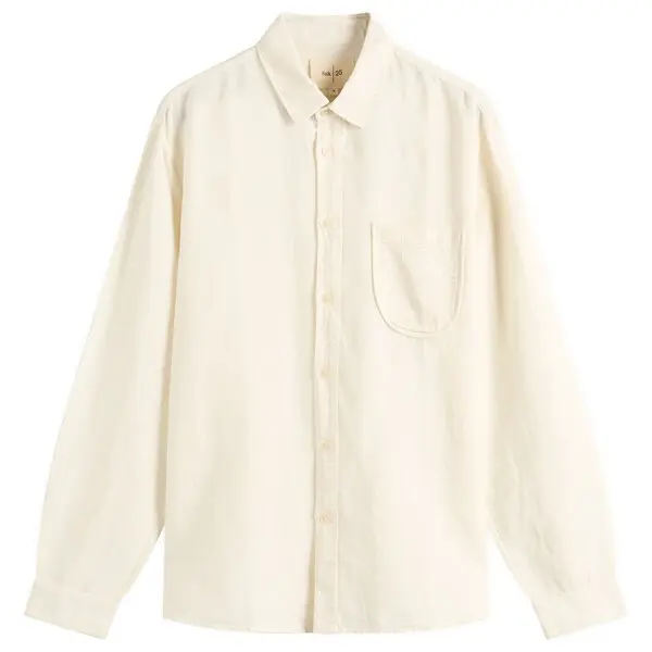 Folk Contrast Pocket Shirt