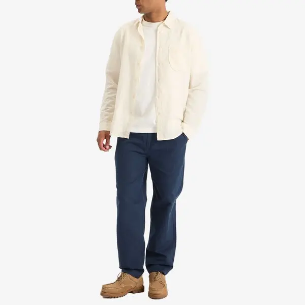Folk Contrast Pocket Shirt