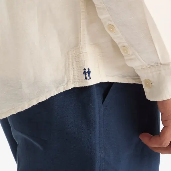 Folk Contrast Pocket Shirt
