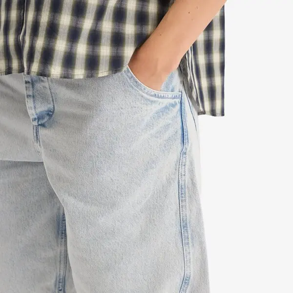 You Must Create Twisted Denim Shorts - Indigo