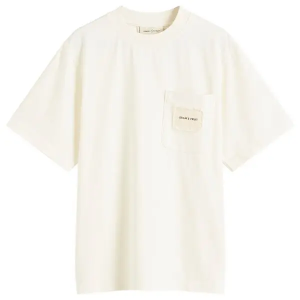 BRAM'S FRUIT Chest Pocket T-shirt - White
