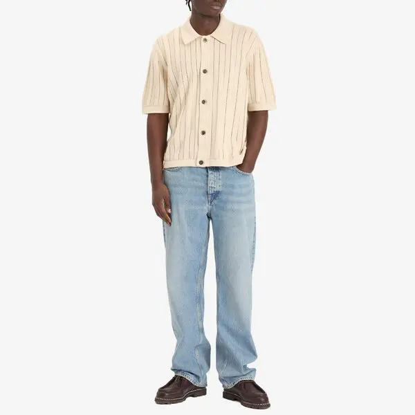 CORRIDOR Acid Wash Knit Shirt
