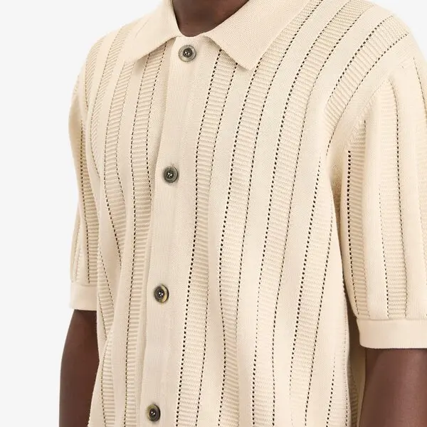 CORRIDOR Acid Wash Knit Shirt