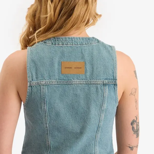 SAMSØE SAMSØE Sabeth Denim Vest
