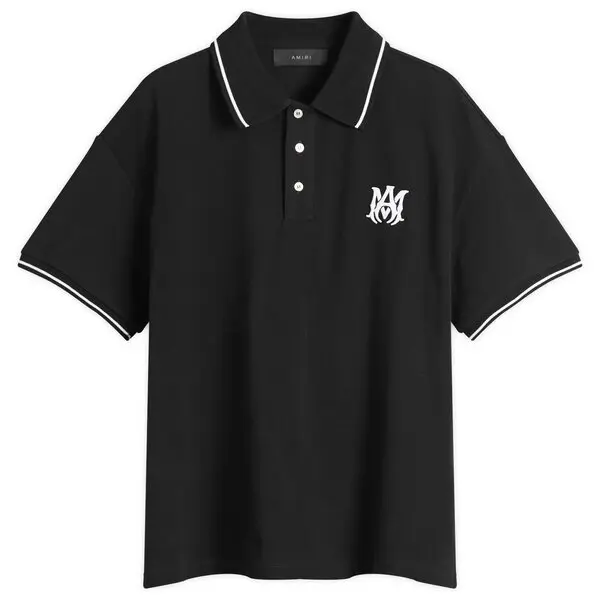 Amiri Ma Core Logo Polo - Black