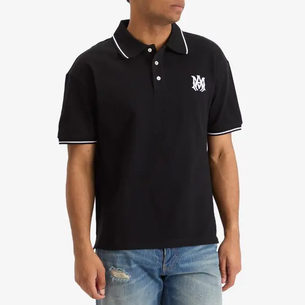Amiri Ma Core Logo Polo - Black