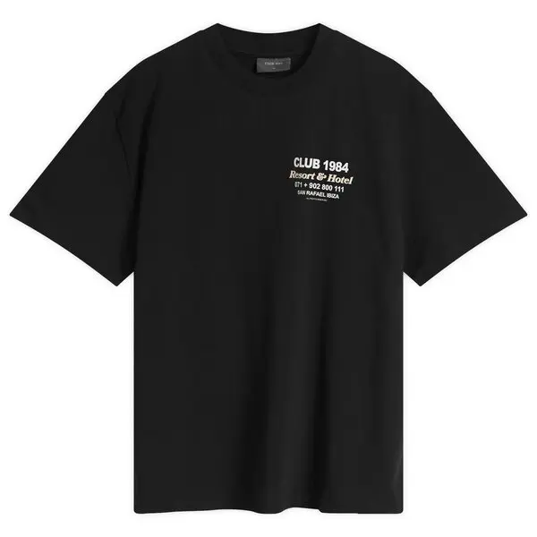 CLUB 1984 Eivissa Palm T-shirt - Black