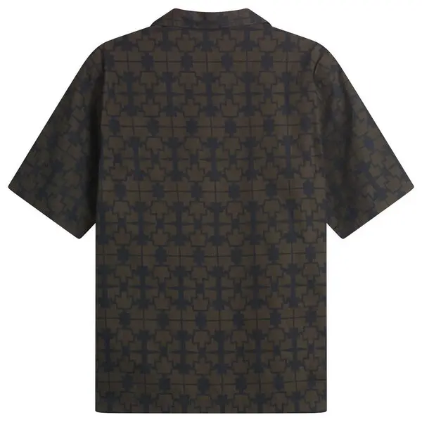 Universal Works Milta Print Road Shirt - Navy
