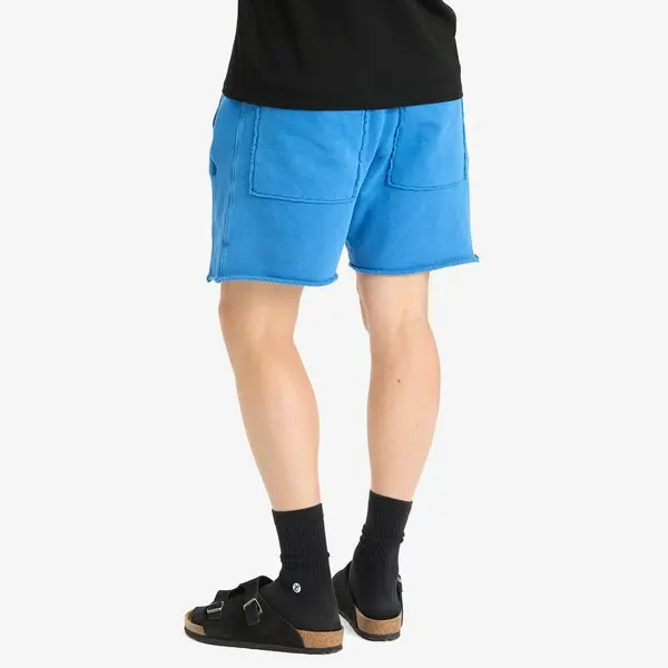 LES TIEN Heavyweight Yacht Sweat Short - Washed Electric Blue
