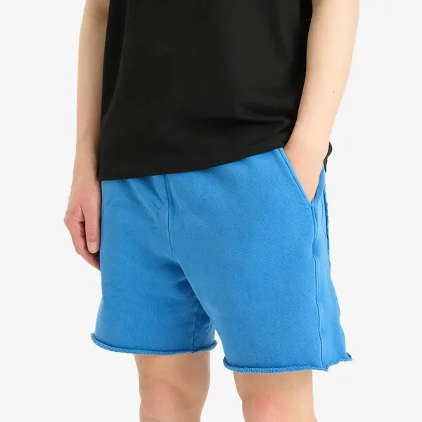 LES TIEN Heavyweight Yacht Sweat Short - Washed Electric Blue