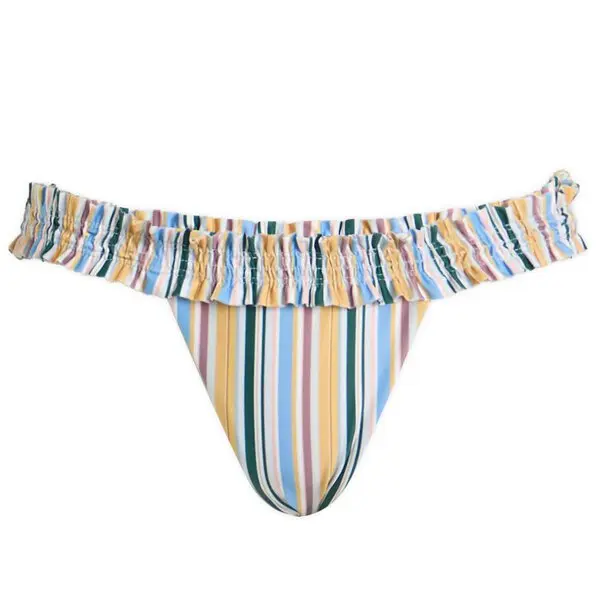 Faithfull The Brand Tavira Bikini Bottom - Sifnos Stripe